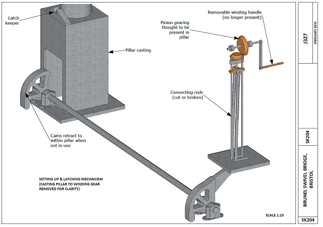 Brunel's Other Bridge Bristol Swivel Bridge plans